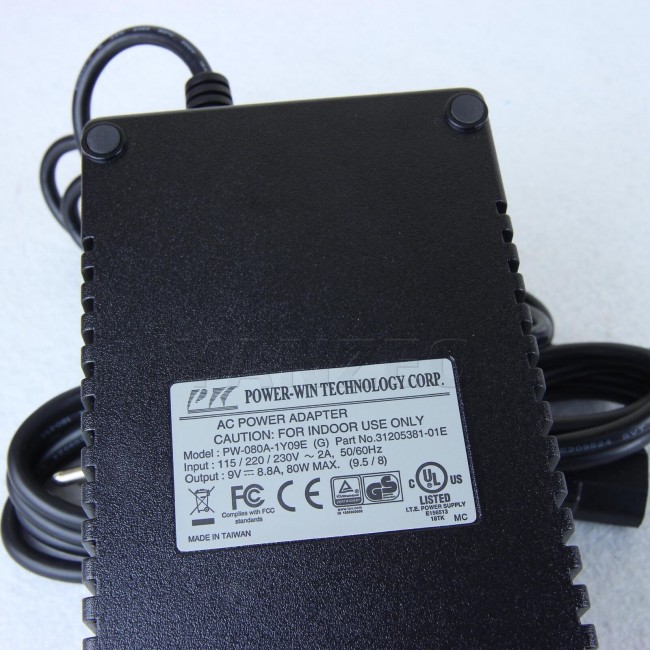 31205381-01E Power-Win Technology Corp PW-080A-1Y09E 9V 8.8A AC Power ...