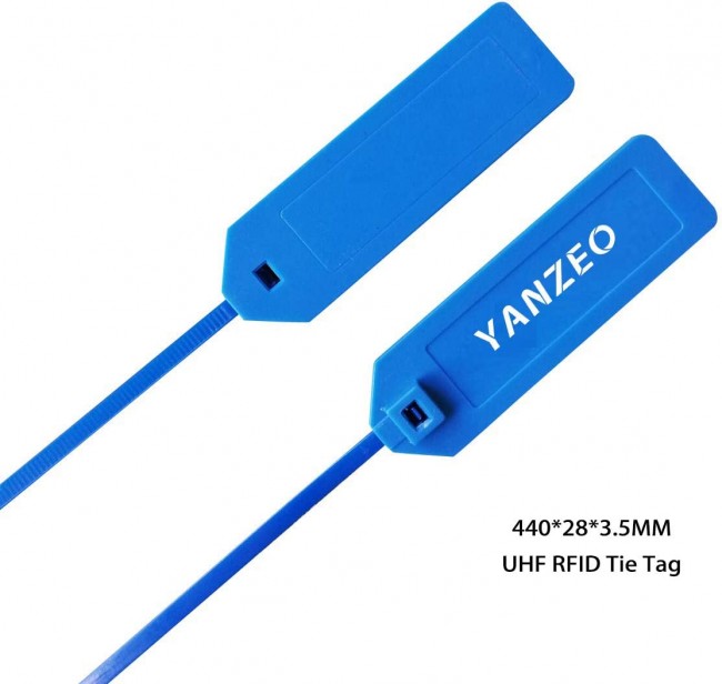 UHF RFID Tie Tag EPC Gen2 Long Reading Range ISO18000-6C Waterproof for Assets Logistics ...