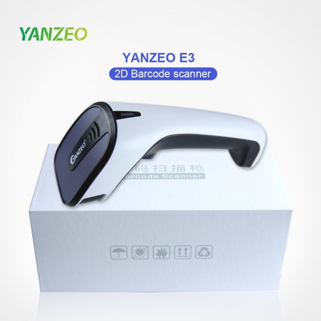 Yanzeo E3 1D/ 2D Scan Gun Handheld Barcode Scanner USB Bar Code/QR Code ...