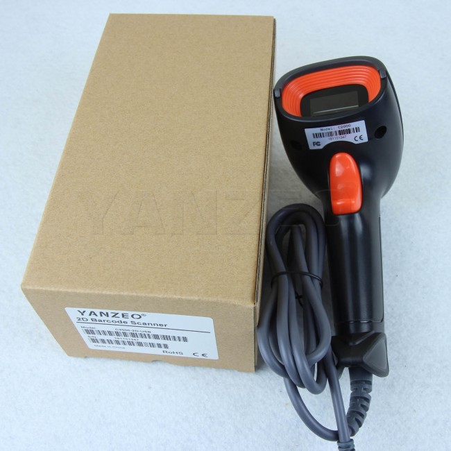 Yanzeo C2000 Wired 1D/2D 2.4G Handheld Reader Wireless Barcode Scanner ...