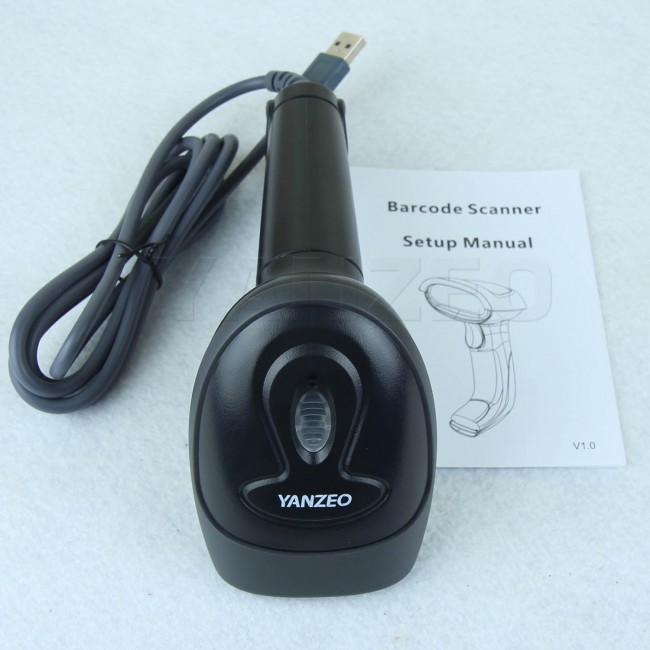 Yanzeo C2000 Wired 1D/2D 2.4G Handheld Reader Wireless Barcode Scanner ...