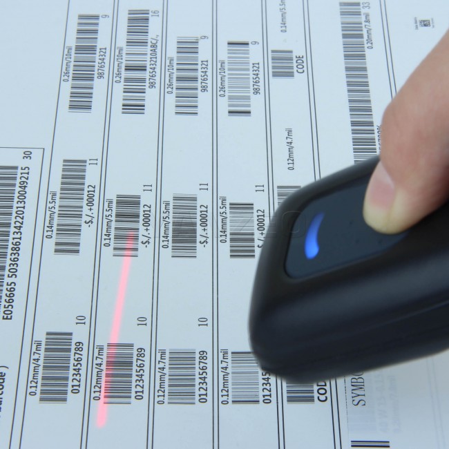 P1620 Pocket Wireless Bluetooth Barcode Scanner Portable Reader Red ...