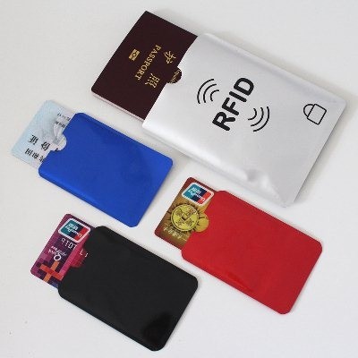 RFID Blocking Sleeves Set With Color Coding Identity Theft Prevention ...